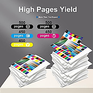 TonerSave Remanufactured 288 T288XL 288XL Ink Cartridge for Epson XP-446 XP-440 XP-330 XP-340 XP-430 (5-Pack, 2 Black Cyan Magenta Yellow, Epson 288)