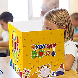 Zhehao 24 Pack Privacy Boards for Student Desks Cardboard Privacy Dividers for Desks Classroom Privacy Folders Screen Partition Trifold Table Desk Divider Bulk for School Home Study Test