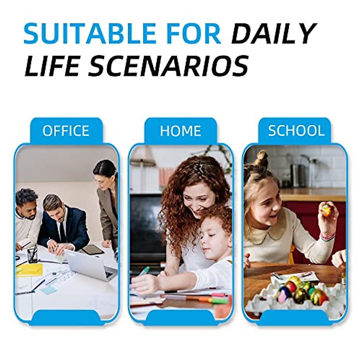 63XL Black Ink Cartridge Replacement for HP 63 Remanufactured Ink XL Fit for Officejet 3830 5255 Envy 4520 4650 5258 Deskjet 1112 3630 5200 4655 2130 4652 4512 5212 3632 5252 3833 Printer (2 Pack)