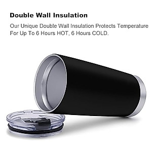 Time to Play Guitar Music 20 Oz Travel Coffee Mug with Lid Tumbler Drinking with Straw Brush Water Car Cup