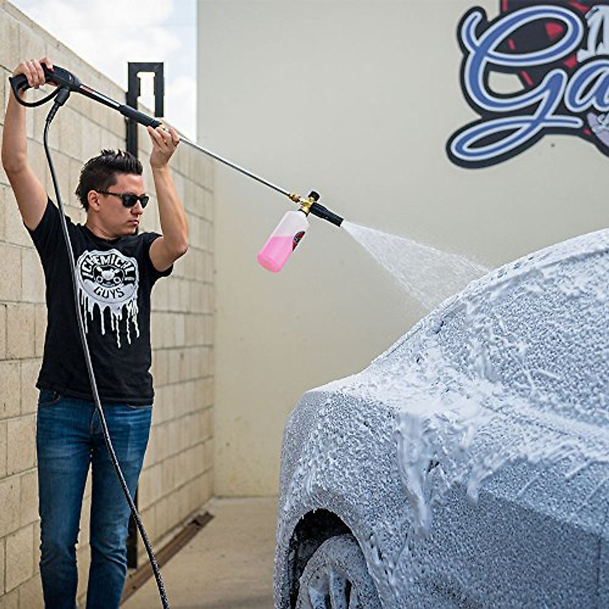 Chemical Guys HOL144 TORQ Foam Cannon Snow Foamer & Mr. Pink Super Suds Shampoo & Superior Surface Cleaning Soap, 1 Gal, 2 Items