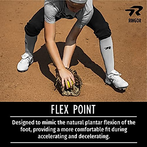 Ringor - Women's Dynasty 2.0 Spike Cleats (10 - Black/White)