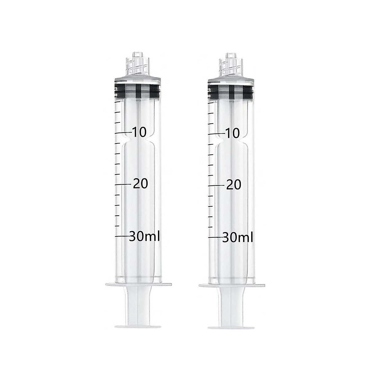Luer Lock Plastic Syringe, 30ml, Blunt Tip, Measuring Syringe Tools for Measuring, Lip Gloss, Liquid refilling, Dispensing, DIY Crafts, Oil Refilling, Feeding Pets, Scientific Labs, Glue Applicator
