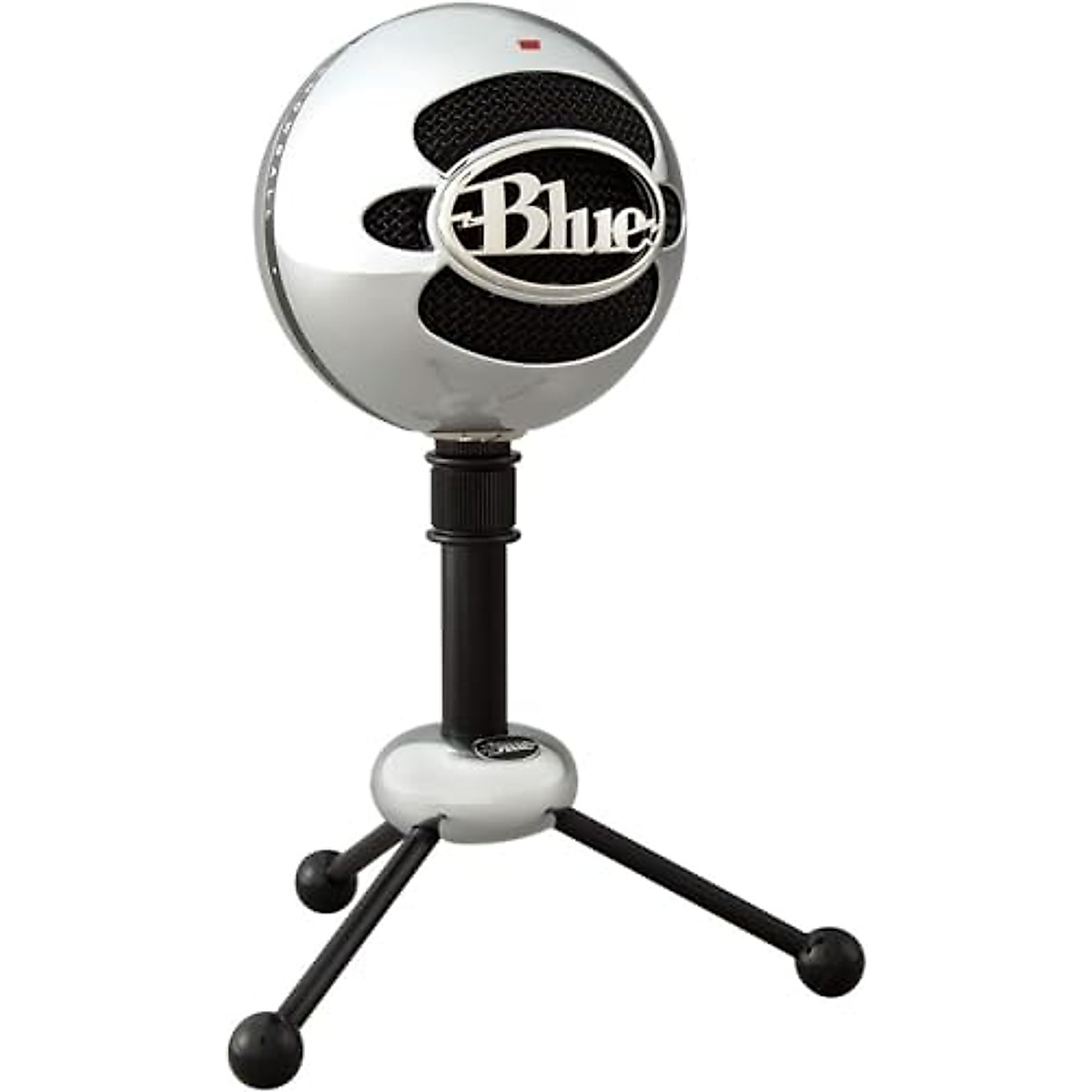 Logitech for Creators Blue Snowball USB Microphone for PC, Mac, Gaming, Streaming, Podcasting, Condenser Mic with Cardioid and Omnidirectional Pickup Patterns – Brushed Aluminum (Renewed)