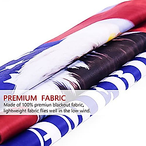 Volta God Bless America Garden Flag Double Sided Bald Eagle Patriotic Garden Flag American Independence Day 4th of July Yard Flag for Outdoor Decoration 12x18 Inch