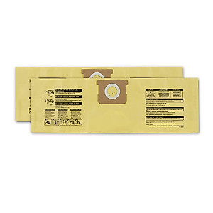 Shop-Vac 9196433, High-Efficiency Disposable Filter Bags, for All Around Plus and FloorMaster (Model E87) Vacs, 4 Gallon Tanks, (2-Pack)