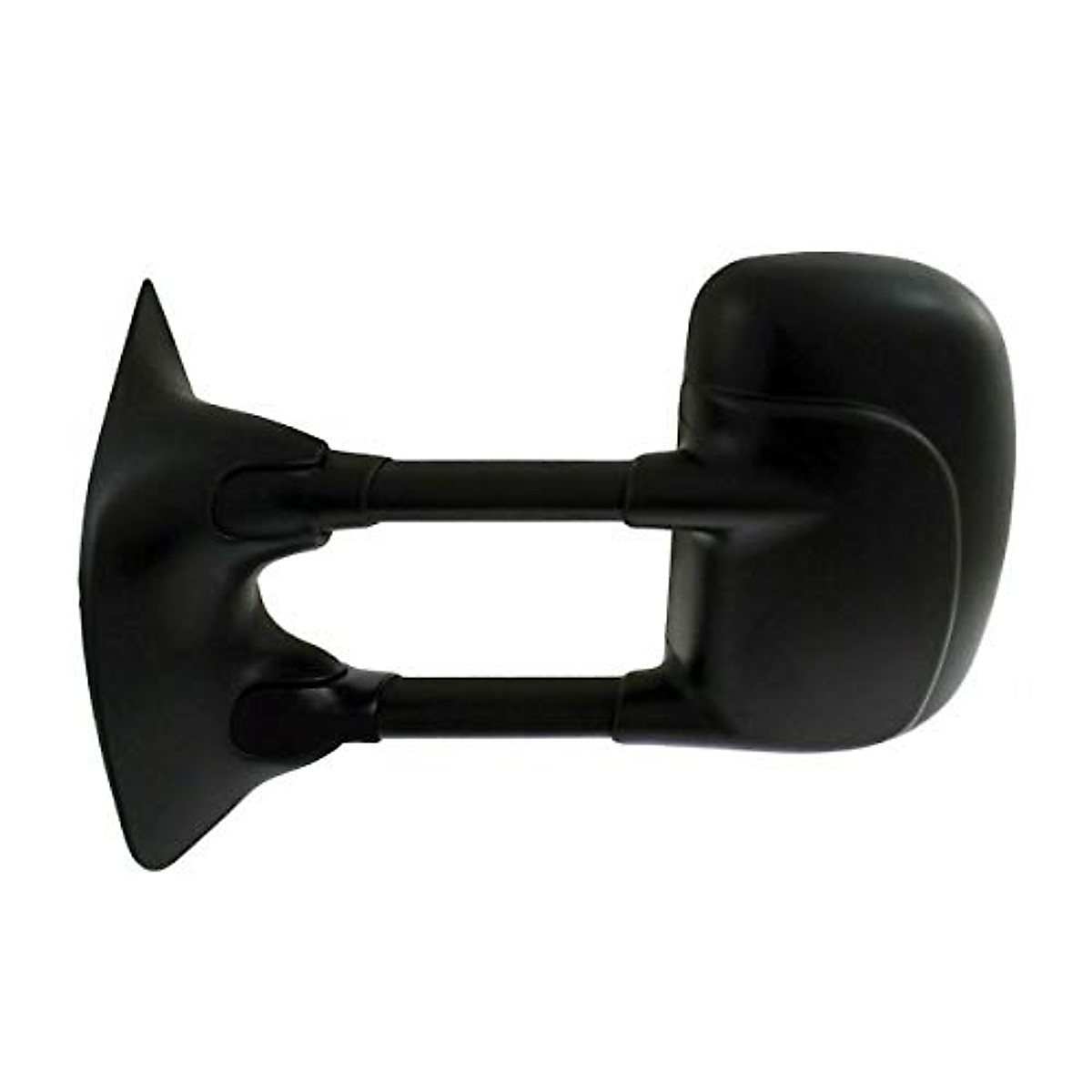 AutoShack KAPFO1320226 Driver Towing Mirror Manual Black Textured Non-Heated Manual Folding Replacement for 1999-2007 Ford F-250 Super Duty F-350 Super Duty 2000-2005 Excursion 5.4L 6.0L 6.8L 4WD RWD