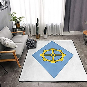 LIICHEES Flag of Dry Waters, Dream SMP Area Rug 63x48in Washable Rugs for Living Room Bedroom Large Rug Indoor Decorative Carpet Yoga Mat