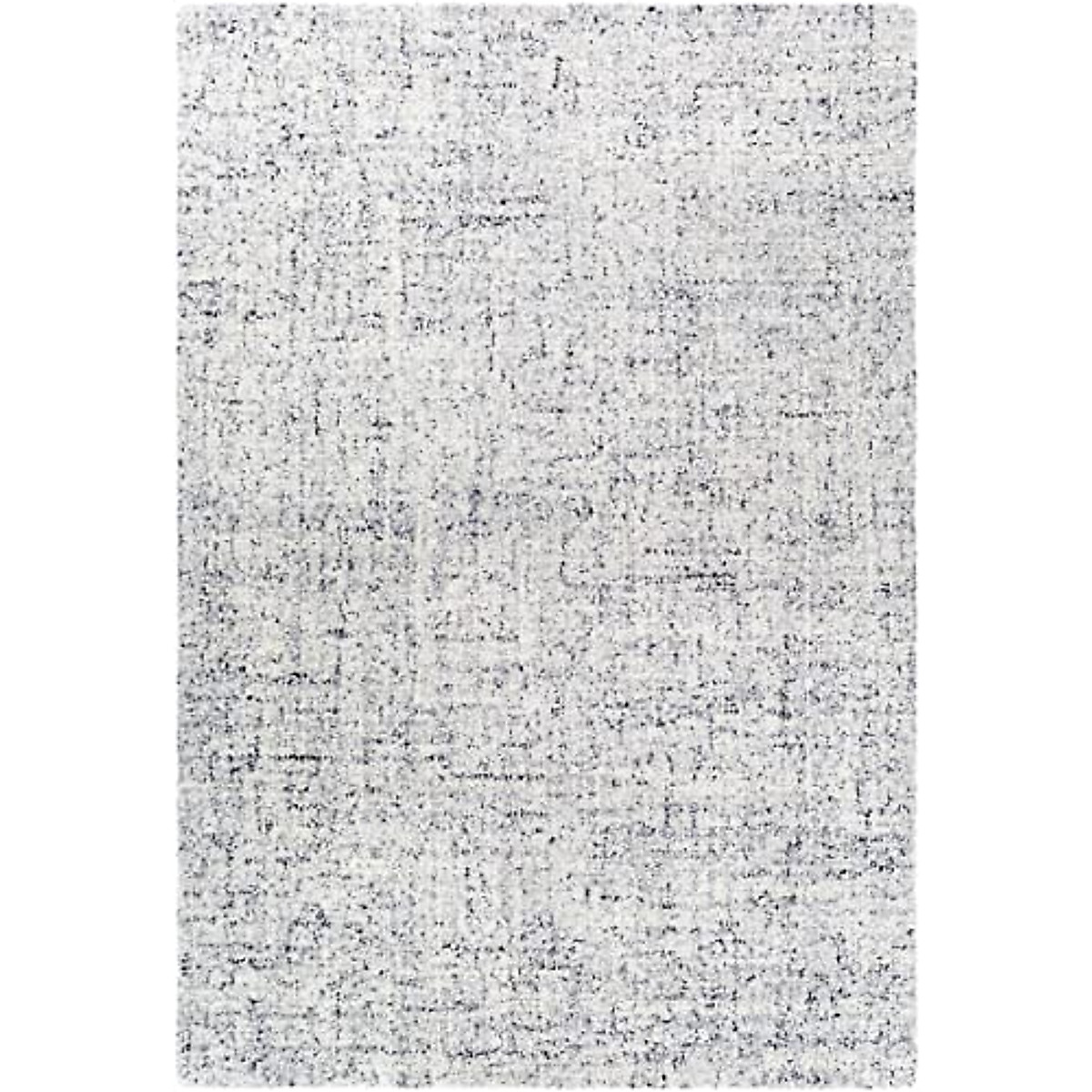 Hauteloom Tanana Wool Living Room, Bedroom Area Rug - Modern - Beige, Black, Gray - 8' x 10'