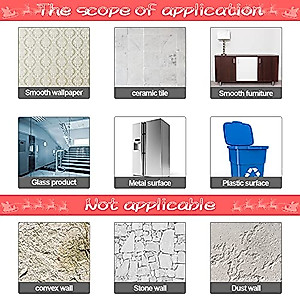 BLOCE 288Pcs Window Clings Christmas Decorations, White Snowflake dots Christmas Decorations for Windows with 8 Sheets, Christmas Window Decals for New Year Party Ornaments Home Supplies