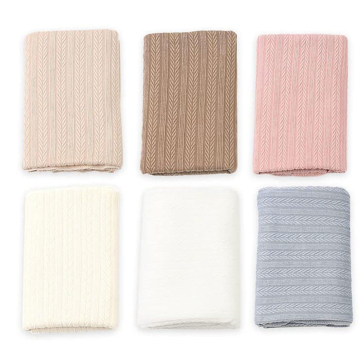 Baby Blankets,5PCS Security Blanket for Babies - Swaddle Adjustable Wearable Blanket, 5pcs Newborn Accessories Set with Hello World Wooden Birth Announcement Card, Baby Blankets for Girls (Pink)