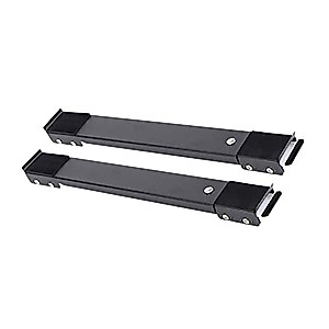 Generic Appliance Rollers Mobile Base Extensible Stand Universal Heavy Duty Easily Move Mover for Furniture Refrigerator Washing Machine Dryer, Black Directional