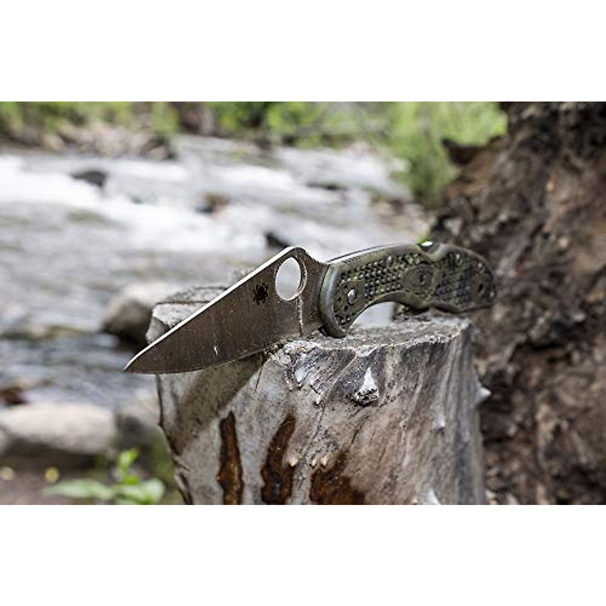 Spyderco Delica 4 Lightweight Signature Knife with 2.90" Flat-Ground Steel Blade and High-Strength Orange FRN Handle - PlainEdge - C11FPOR