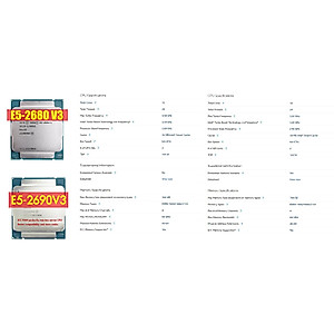 Intel Xeon **Dual CPU** 2xE5-2678 Pro @2x3.20GHz, 24Cores 48Threads // 128GB RAM, 2GB GPU, 500GB SSD, 500GB HDD, Win 10 Pro