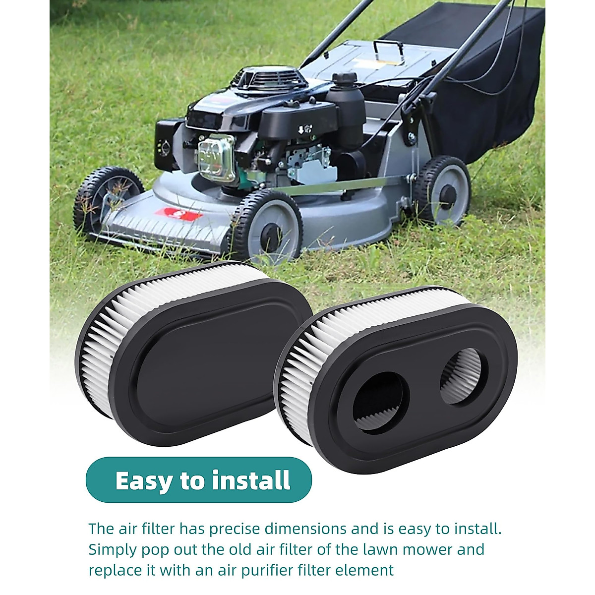 Generic startzeal 593260 Mower Air Filter Replacement 4247 5432 625 09P00 09P702 550E 500EX 550EX 575EX Mower Series Engine