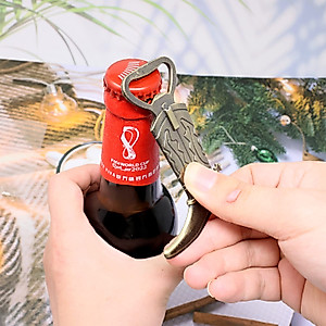 yueton 4PCS Cowboy Boot Bottle Opener Alloy Novelty Creative Beer Wine Bottle Opener Wedding Party Favors, with Exquisite Packaging