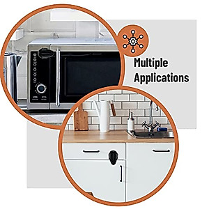 Mr. Pen- Oven Lock Child Safety, 1 Pack, Black, Heat-Resistant Oven Lock, Stove Child Proof, Stove Baby Proof, Stove Locks Child Safety, Oven Baby Proofing, Oven Safety Locks for Babies