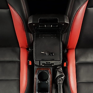 Hooke Road Tacoma Console Storage Safe Lockbox Compatible with Toyota Tacoma 16-23 3rd Gen Pickup Truck