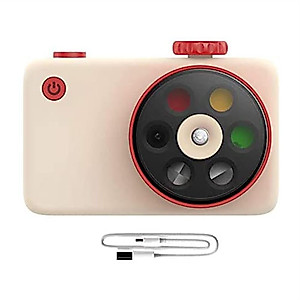 GIENEX Kids Digital Camera, Children Selfie Video Camcorder 1080P Dual Lens 2.4 Inch HD, Best Christmas Electronic Gifts Toys for Age 3-10 Years Old Boys & Girls Toddlers (Color : Pink)