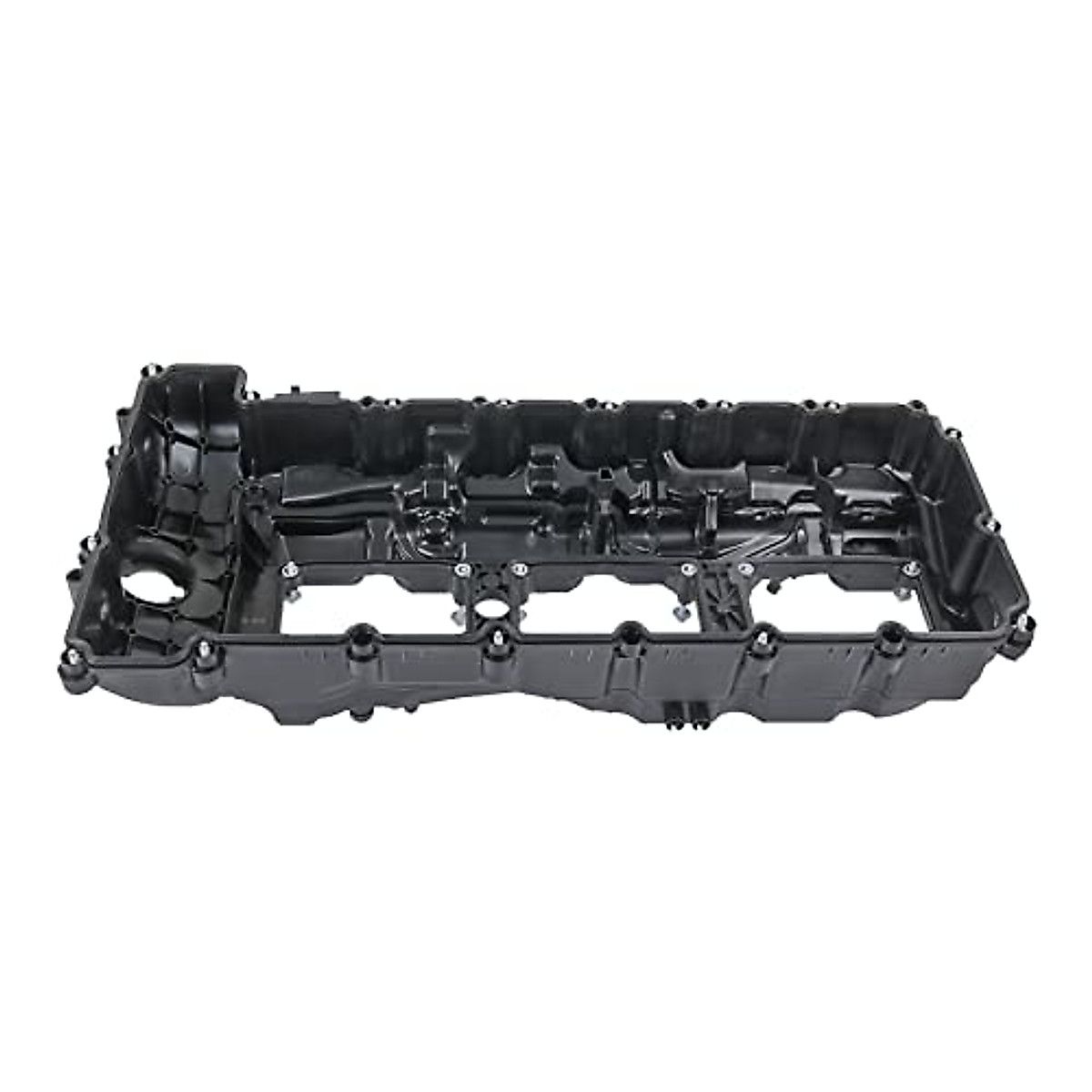 JDMSPEED New Engine Valve Cover with Gasket 11127570292 Replacement for BMW 335i 535i 2010-2017, 740i 740Li 2013-2015, X3 X5 X6 2011-2019 3.0L 264937 7570292 11-12-7-570-292 N55