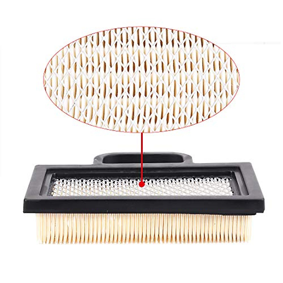 698754 273638 Air Filter with O-il Fuel Filter for BS 499486S 695667 273638S Intek Extended Life Series V-Twin 18-26 HP Lawn Mower Tractor