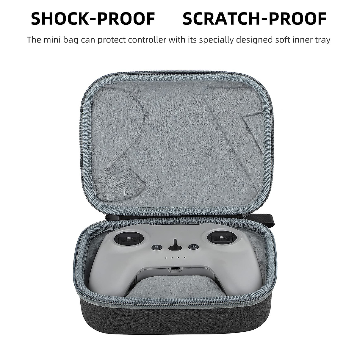 Anbee Hard Shell Carrying Case for DJI FPV Remote Controller 2/3 Compatible with DJI AVATA 1/2 RC Drone