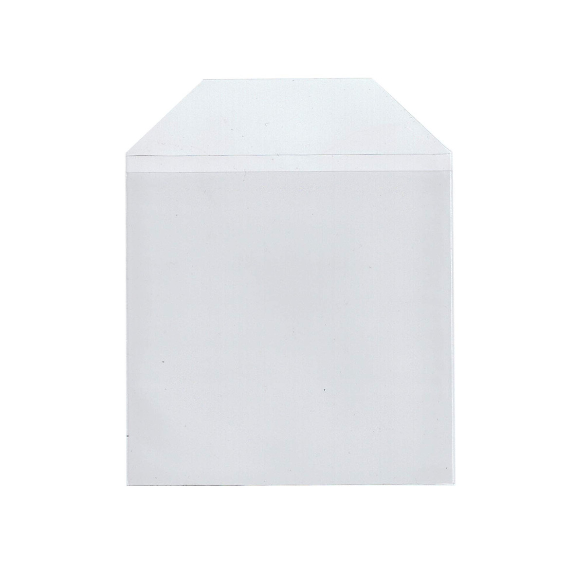 Maxtek 1,000 Pieces Clear Transparent CPP Plastic CD DVD Sleeves Envelope Holder, 100 Micron Thickness.