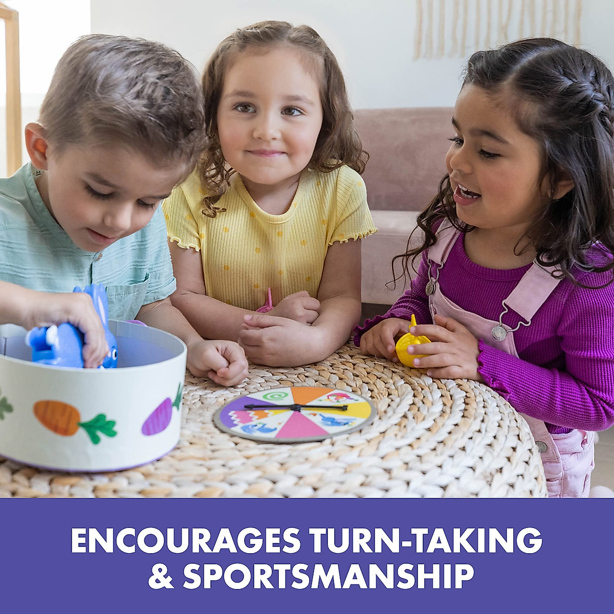 Educational Insights Hoppy Floppy's Happy Hunt Matching Preschool Board Game, Gift for Toddlers Ages 3+