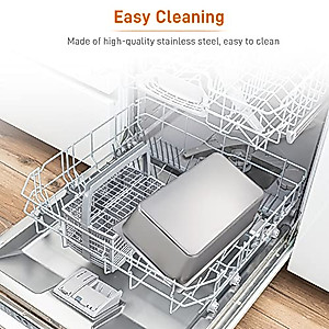 ROVSUN 21QT Full Pan Commercial Food Warmer, 110V Stainless Steel Bain Marie Buffet Electric Food Warmer, Stove Steam Table with Temperature Control & Lid for Parties, Catering, Restaurants