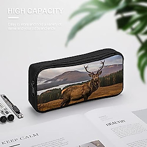 Scottish Bucks Pencil Case Pencil Pouch Coin Pouch Cosmetic Bag Office Stationery Organizer