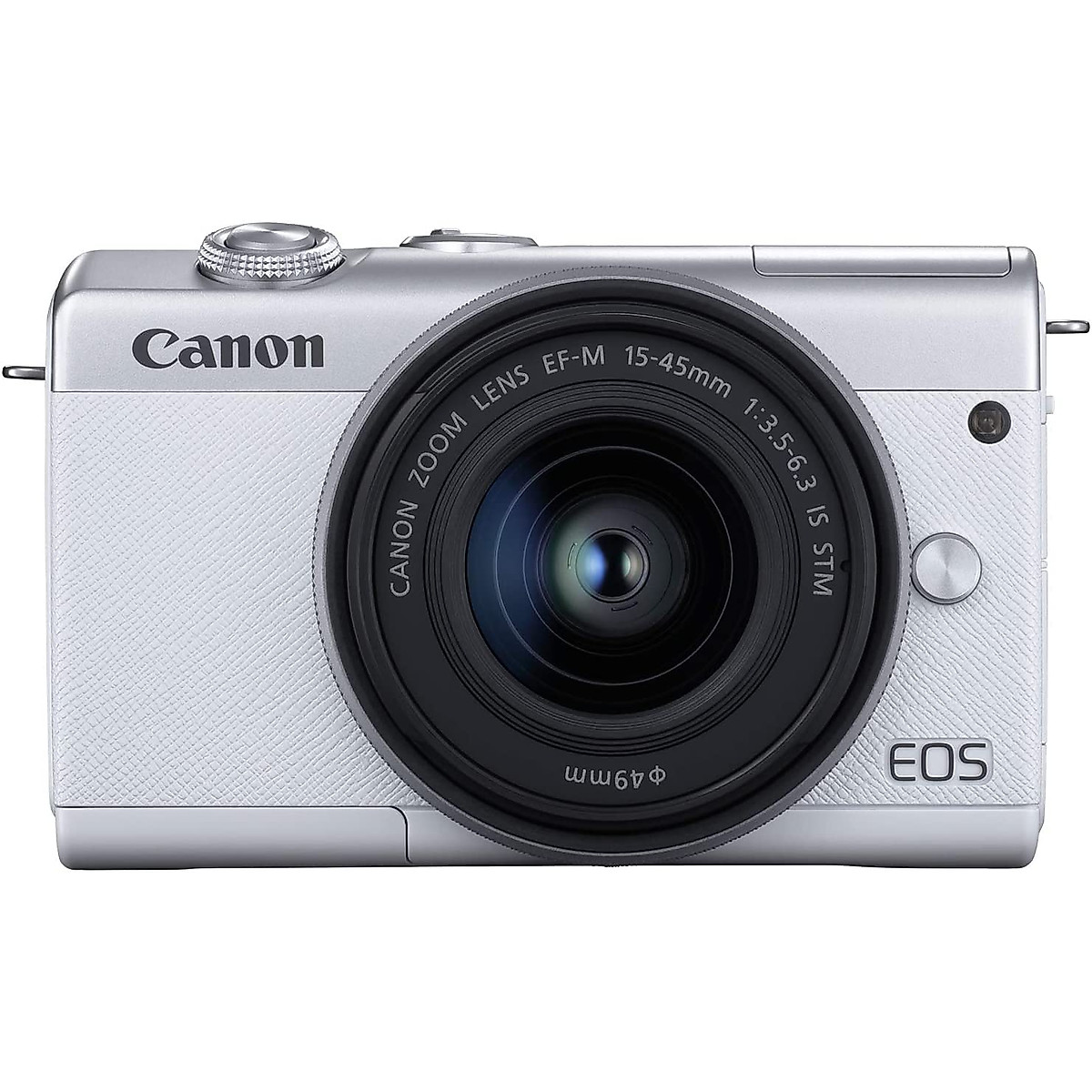 Canon EOS M200 Compact Mirrorless Digital Camera with EF-M 15-45mm Lens, (White) (International Vesrion)