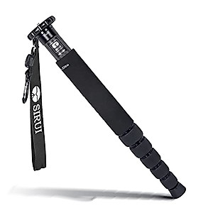 SIRUI Camera Monopod AM-326M 6 Section Carbon Fiber Portable Compact Lightweight Travel Monopod