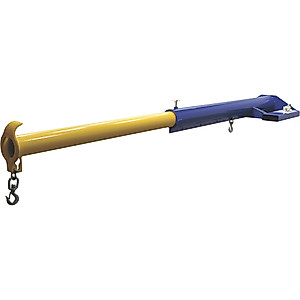 Vestil LM-EBT-4-24 Forklift Telescoping Jib Boom Crane Economaster, 4000 Lb, Lot of 1