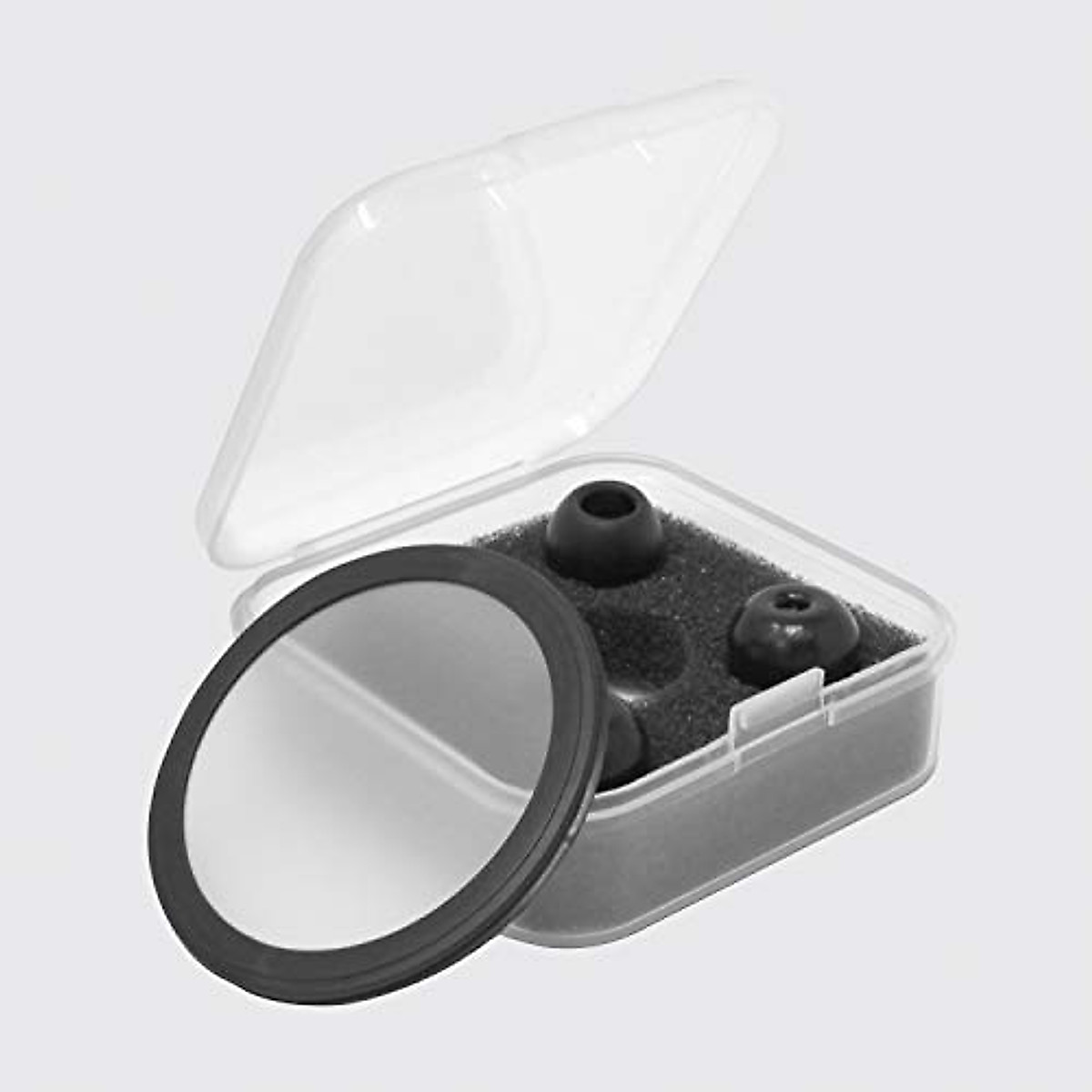 Ever Ready First Aid Pro Classic Dual Head Stethoscope for Paramedics and Nurses, 4 Ear Tips, Replacement Diaphragm - Black