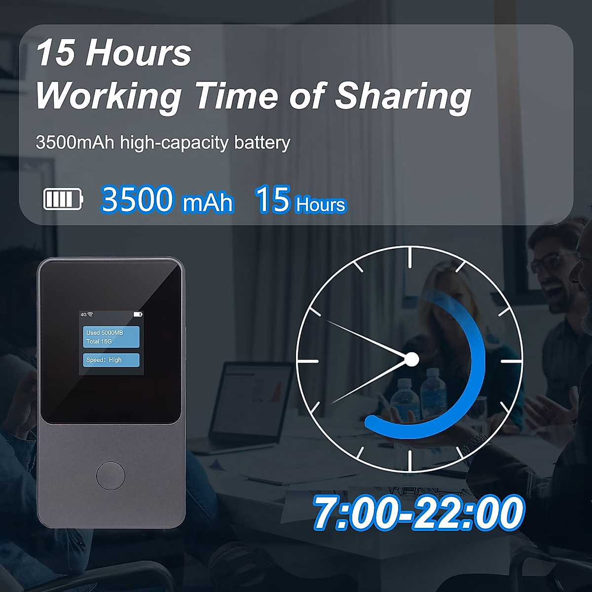 Metaspot T8 4G LTE WiFi Hotspot,Portable Mifi Router,U.S. 10GB & Global 3GB Free Data Preloaded for Travel in 130+Countries,300+Carrier Access,12h Long Battery Life,No Contract or SIM Card Required