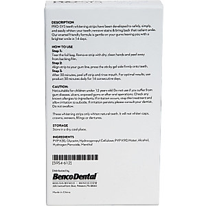 PRO-SYS Whitening Strips Kit, Sensitive Teeth Whitening Tray, Stain Remover, Teeth Whitener, 28 Strips