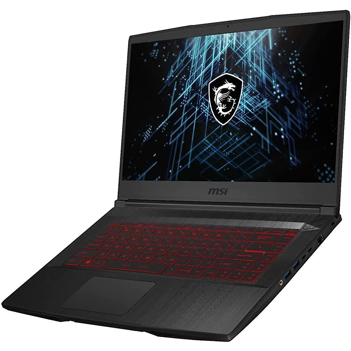 MSI 2022 GF65 15.6" FHD 144Hz Laptop Computer, 10th Gen Intel Core i5-10500H, 32GB RAM, 1TB PCIe SSD, Backlit Keyboard, NVIDIA GeForce RTX 3060 Graphics, Windows 10, Black, 32GB SnowBell USB Card
