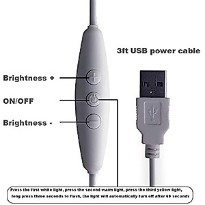 ANLAIBO Modern Led Wood Table Lamp, 3-Color Temperature Bedside Lamp,Bedroom Bedside Night Light, Dimmable Led Lighting, Creative Home Decor, Unique House warmging Gift