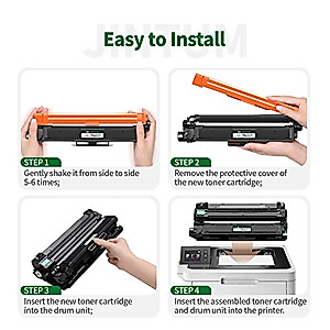 JINTUM Compatible TN227 Toner Cartridge Replacement for Brother TN227 TN227BK TN223 TN-227 TN-223 for MFC-L3710CW MFC-L3770CDW HL-L3210CW HL-L3290CDW HL-L3270CDW MFC-L3750CDW HL-L3230CDW (2 Black)
