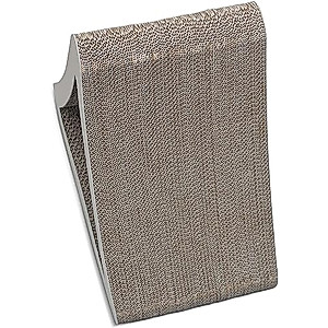 PetFusion 3-Sided Vertical Cat Scratching Post | Available in 18” & 24” | Multiple Angle Cat Scratching Pad, 6 Usable Sides. Scratch, Play, & Perch | 100% Recyclable Cardboard Cat Lounge. 1 Yr Warr