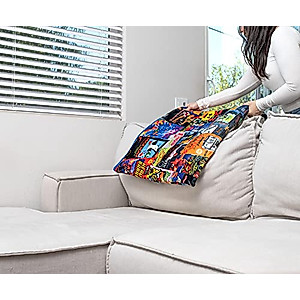 8-Bit Armageddon Retro Video Games Fleece Throw Blanket | Plush Soft Polyester Cover for Sofa and Bed, Cozy Home Decor, Luxury Room Essentials | Novelty Gifts for Adults and Kids | 45 x 60 Inches