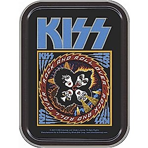 Stash Tins - KISS Rock N Roll Over Storage Container 4.37" L x 3.5" W x 1" H