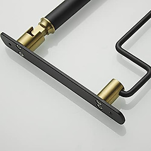 NEWRAIN Clothes Drying Rack, Laundry Racks for Drying Clothes, Wall Mounted Swing Arm Clothes Hanger for Laundry Room, Garage, Indoor & Outdoor Use,Black