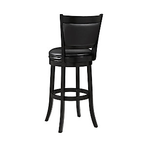 Ball & Cast Swivel Pub Height Barstool 29 Inch Seat Height Black Set of 1