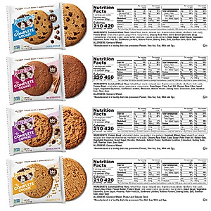 Lenny & Larry's The Complete Cookie, 8 Flavor Variety Pack, Soft Baked, 16g Plant Protein, Vegan, Non-GMO, 4 Ounce (Pack of 16)
