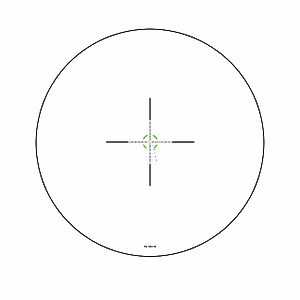 Trijicon VCOG 1-6x24 with Green Segmented Circle/Crosshair Reticle and Thumb Screw Mount