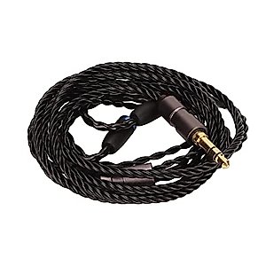 Jopwkuin Earphone Cable, Lossless Sound Quality Replacement 3.5mm Headphone Cable Flexible for UE900 for Headphones for UM PRO UM