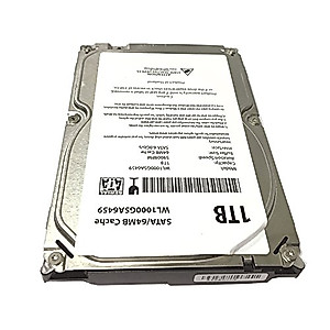 White Label WL 1TB 64MB Cache 5900RPM SATA III (6.0Gb/s) (Quiet & Heavy Duty) Internal Desktop 3.5" Hard Drive (PC,CCTV DVR) - w/ 1 Year Warranty