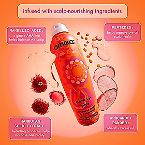 amika perk up plus extended clean dry shampoo, 5.3oz