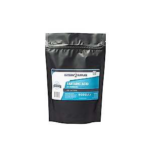 Pure Tartaric Acid - 12 Oz. - USP Food and Pharmaceutical Grade - Highest Purity